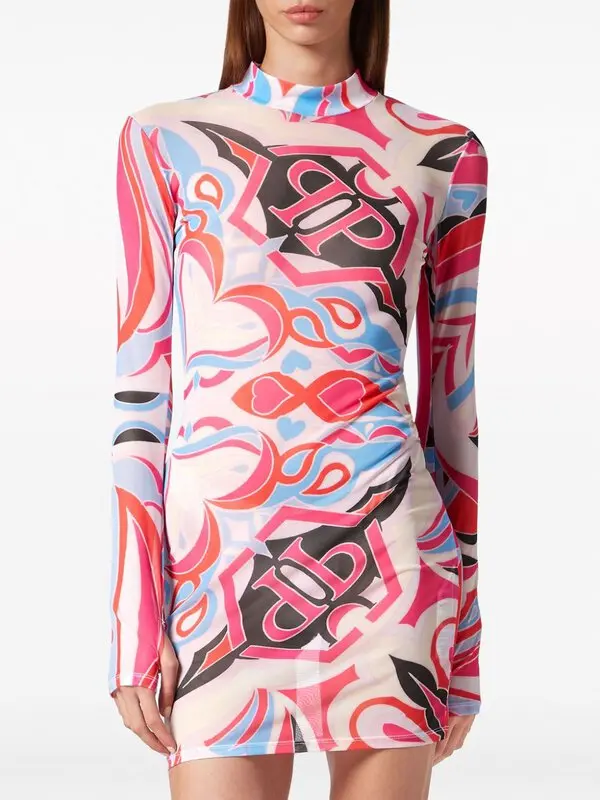 Philipp Plein Colorful Circus Minidress