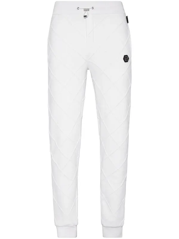 Philipp Plein Diamond-quilted Track Pants