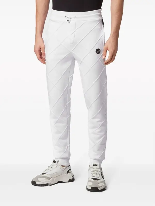 Philipp Plein Diamond-quilted Track Pants