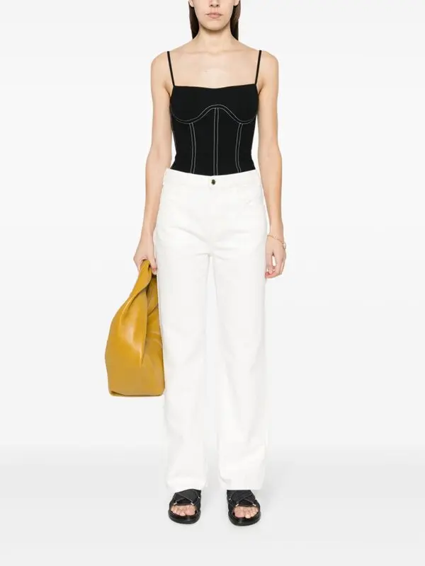 Chloé Low-rise Flared Jeans - White