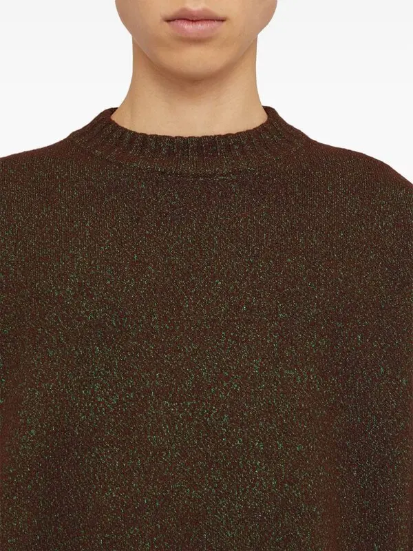 JIL SANDER Melange-effect Wool-blend Jumper