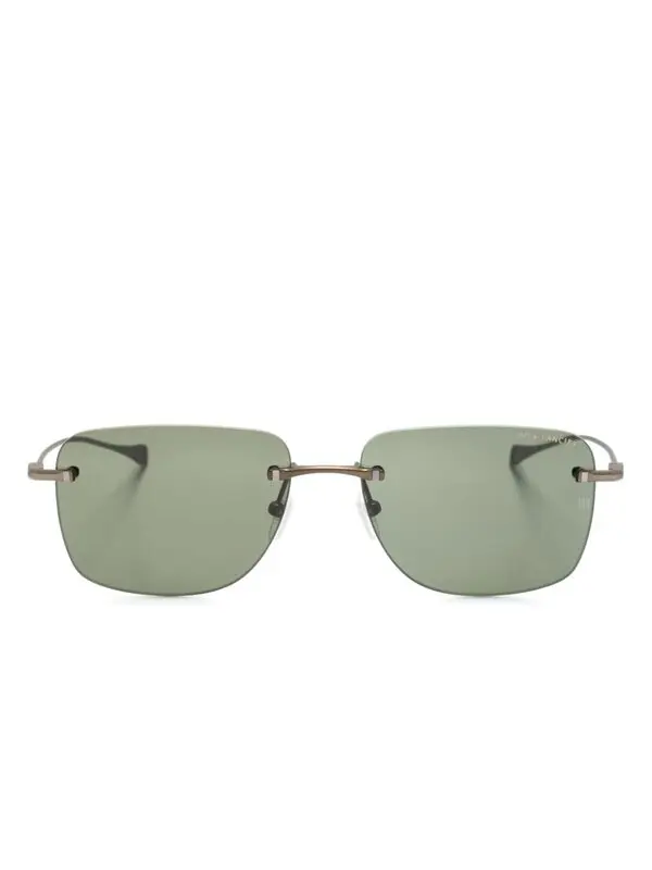 Dita Rimless Square-frame Sunglasses - Grey