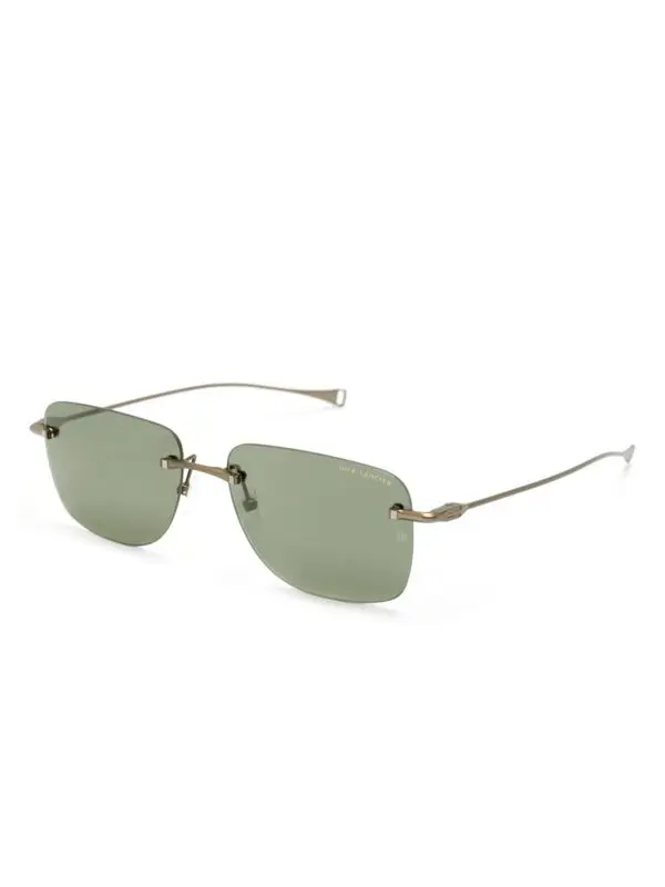 Dita Rimless Square-frame Sunglasses - Grey