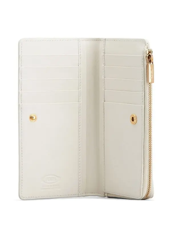 TOD'S T Timeless Leather Wallet