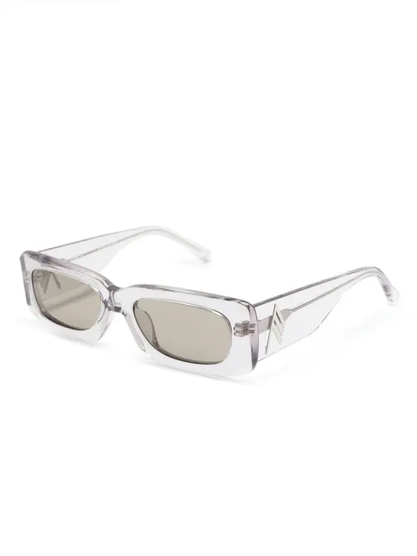 Linda Farrow X The Attico Mini Marfa Sunglasses - Purple