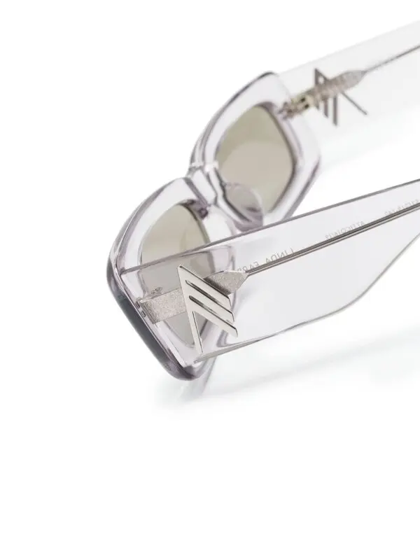 Linda Farrow X The Attico Mini Marfa Sunglasses - Purple