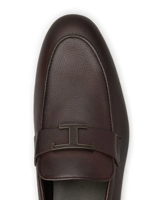 TOD'S T Timeless Leather Loafers