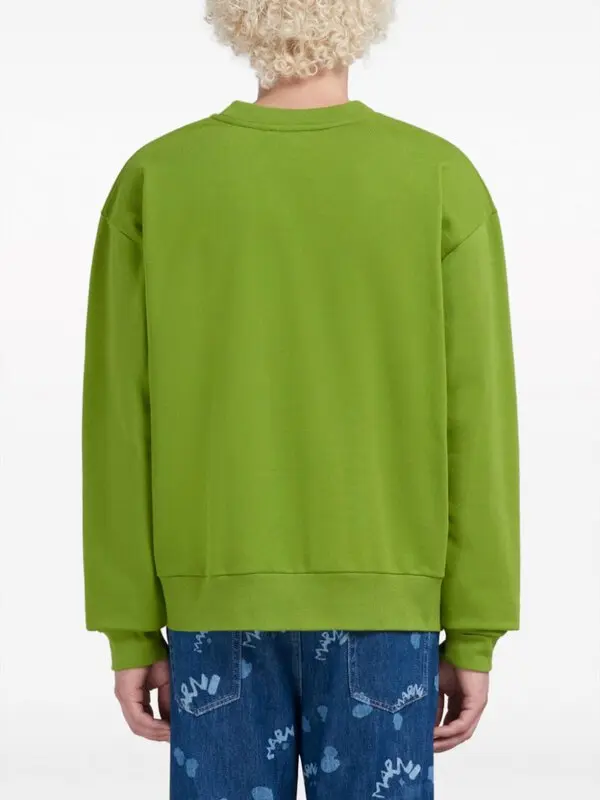 Marni Logo-print Cotton Sweatshirt