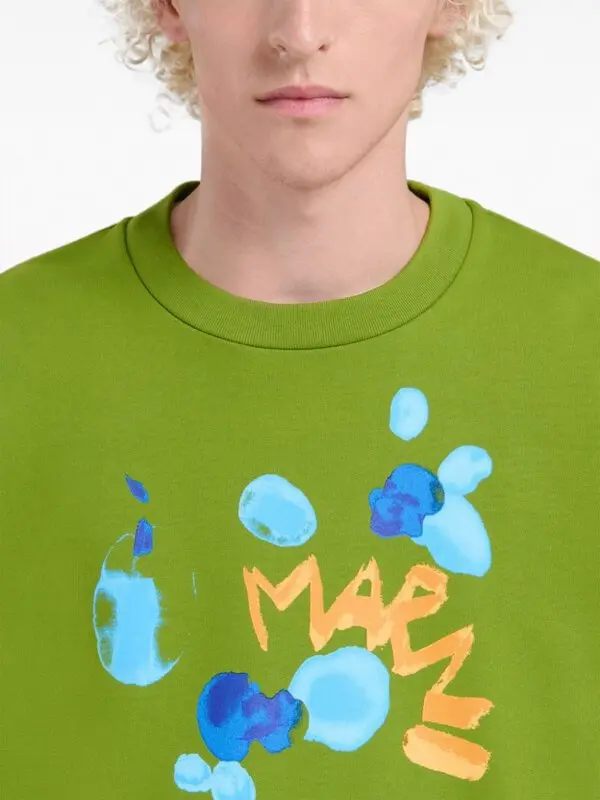 Marni Logo-print Cotton Sweatshirt