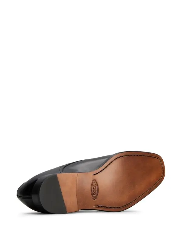 TOD'S Double-strap Leather Monk Shoes