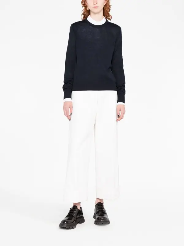 Thom Browne High-waisted Wide-leg Trousers