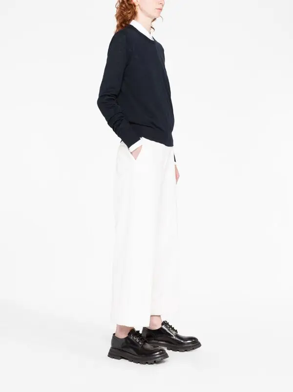 Thom Browne High-waisted Wide-leg Trousers