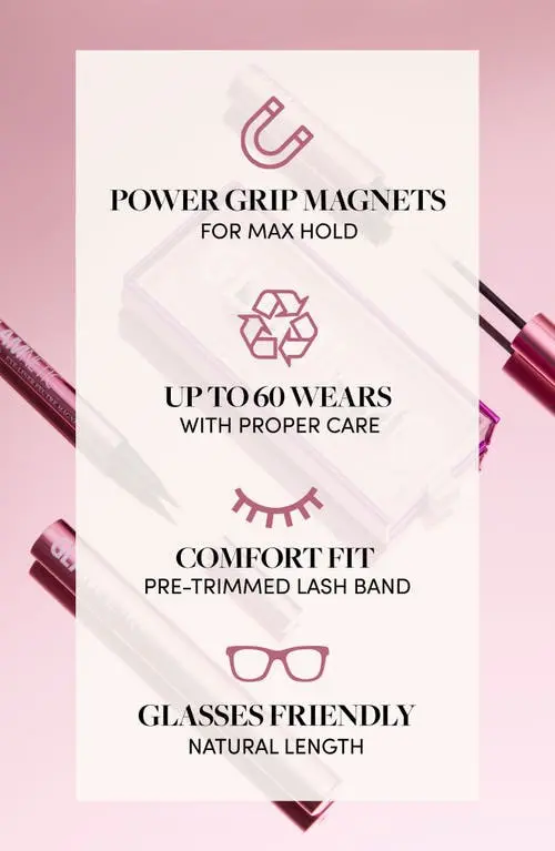 GLAMNETIC Magnetic False Eyelashes