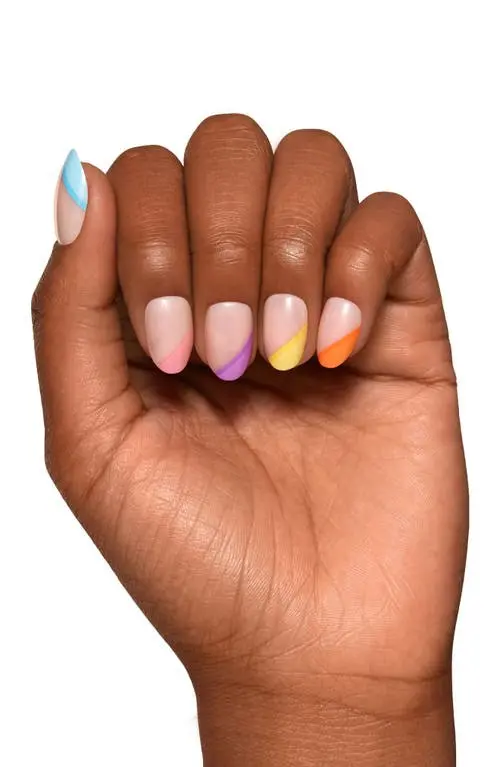 GLAMNETIC Short Oval Press-on Nails - Vibin'