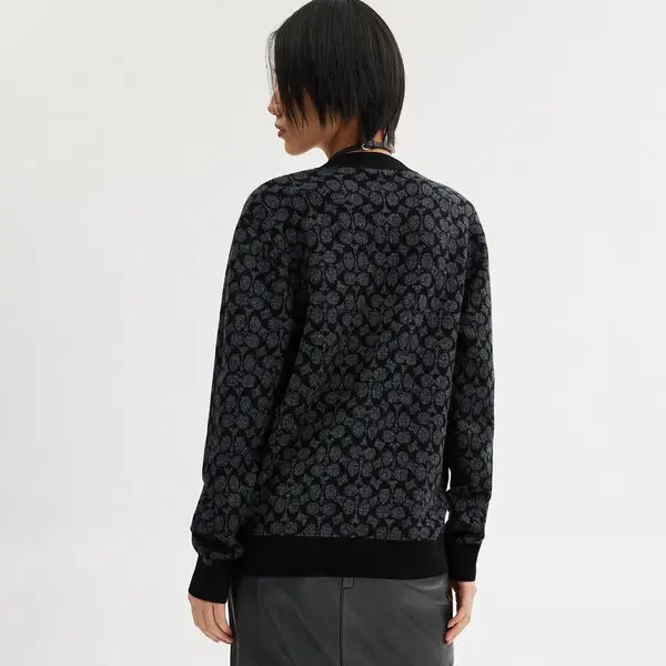 COACH Rexy Cardigan Sweater