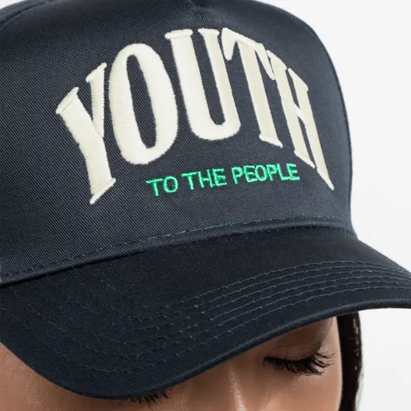 Youth To The People Trucker Cap - Navy Blue