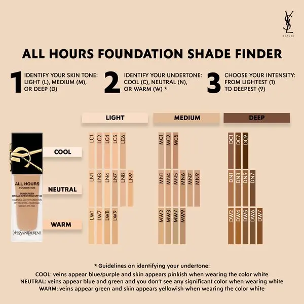 YSL BEAUTY All Hours Foundation – Matte Liquid Foundation