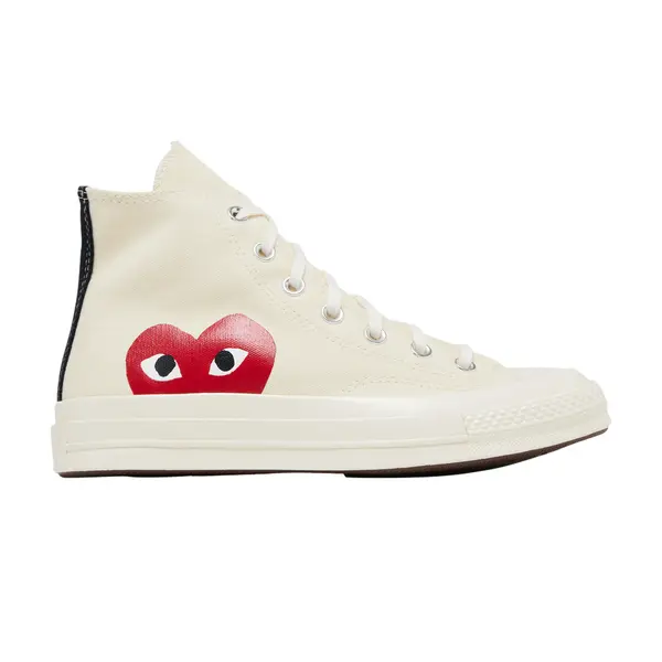 CONVERSE Comme Des Garçons X Chuck 70 Hi Sneakers - White