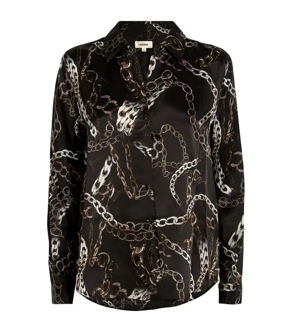 L'Agence Silk Tyler Shirt