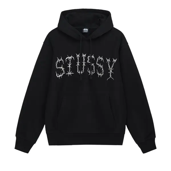 StÜssy Barb Hoodie - Black