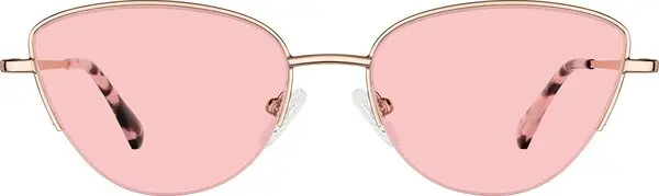 Zenni Cat-eye Half-rim Eyeglasses