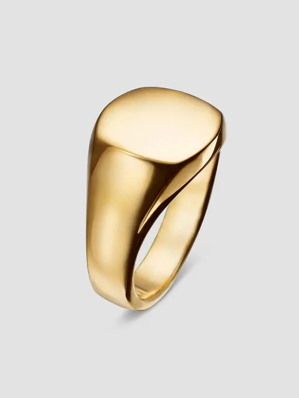 David Yurman Streamline Pinky Ring In 18k Yellow
