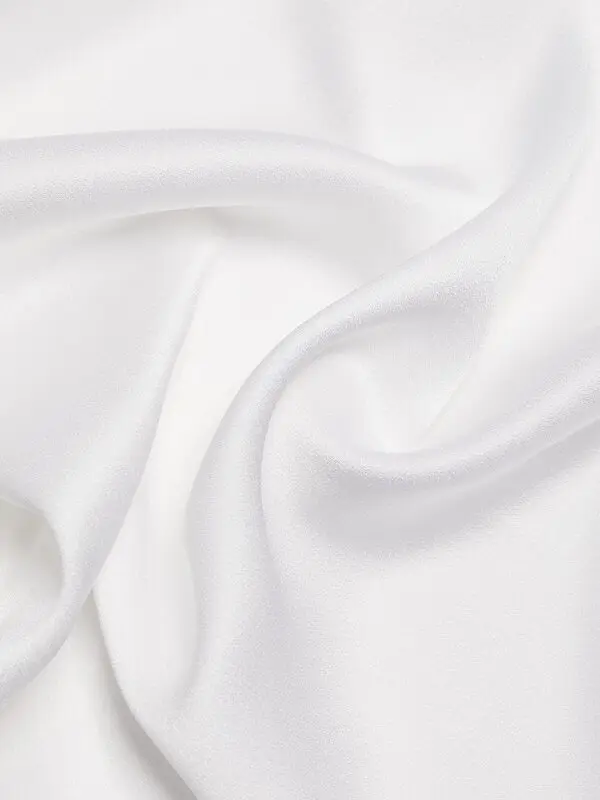 Michael Kors Sleeveless Charmeuse Blouse - Optic White