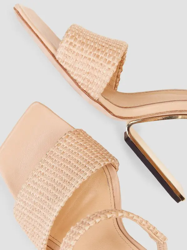 Cult Gaia Rene 83mm Woven Sandals