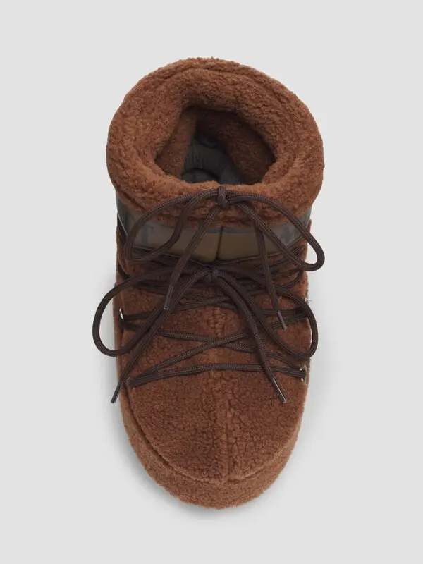 Moon Boot Icon Low Fleece Boots - Brown