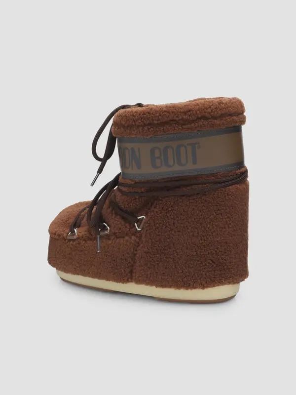 Moon Boot Icon Low Fleece Boots - Brown