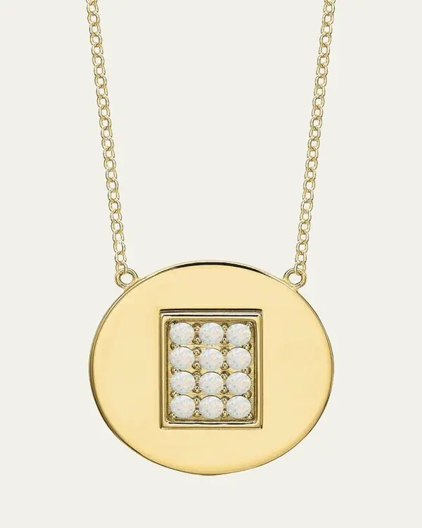 TRACEE NICHOLS 14k Yellow Gold Pendant Necklace - Opal