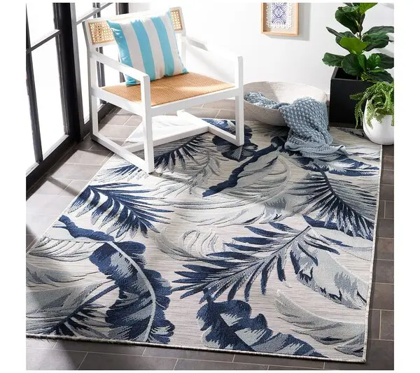SAFAVIEH Cabana 452 Series 5'1' X 7'6' Rug - One-color