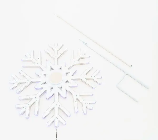 BETHLEHEM LIGHTS As Is 16' Outdoor Vibrant Snowflake