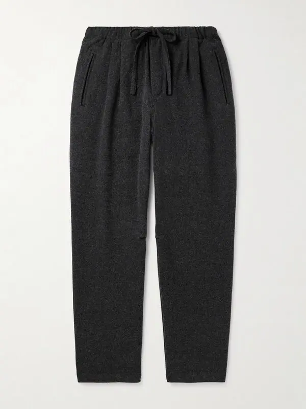 Massimo Alba Straight-leg Cotton And Cashmere-blend Trousers