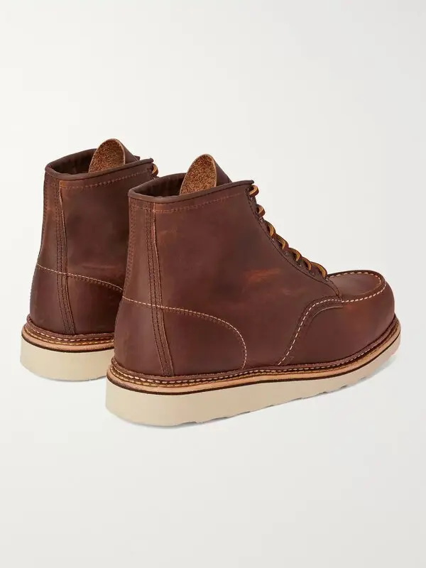 Red Wing 1907 Classic Moc Leather Boots - Brown