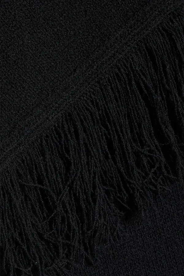 Loulou De Saison Loulou Studio Cella Fringed Knit Dress