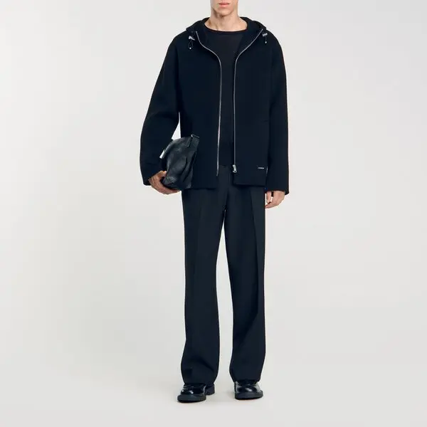Sandro Hooded Windbreaker