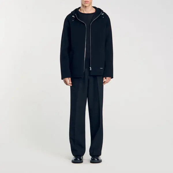 Sandro Hooded Windbreaker