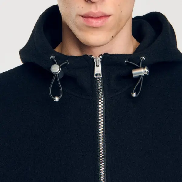 Sandro Hooded Windbreaker