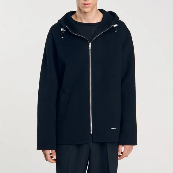 Sandro Hooded Windbreaker