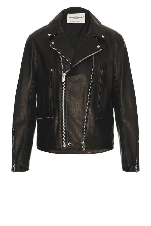 Undercover Leather Double Rider Jacket