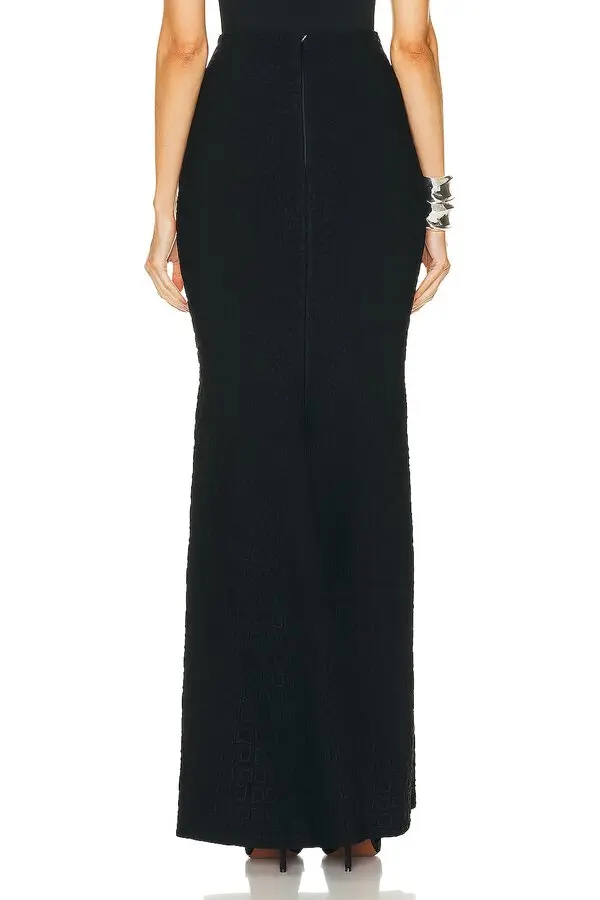 Alaïa Long Ponte Skirt
