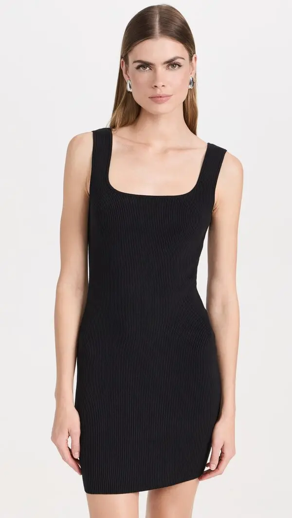knee length dresses for ladies Marcela Mini Dress Black