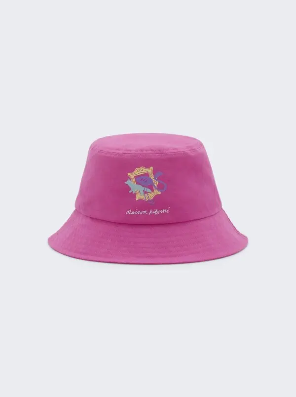 Maison Kitsuné X The Webster Bucket Hat - Flamingo Pink