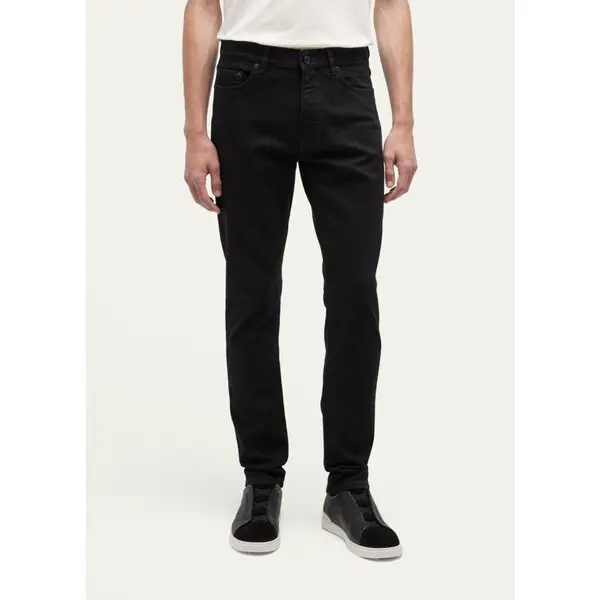 Zegna 5-pocket Jeans - Black Solid