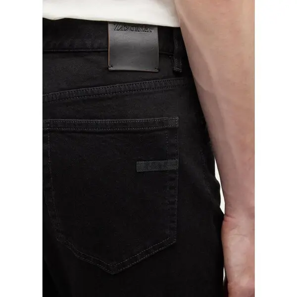 Zegna 5-pocket Jeans - Black Solid