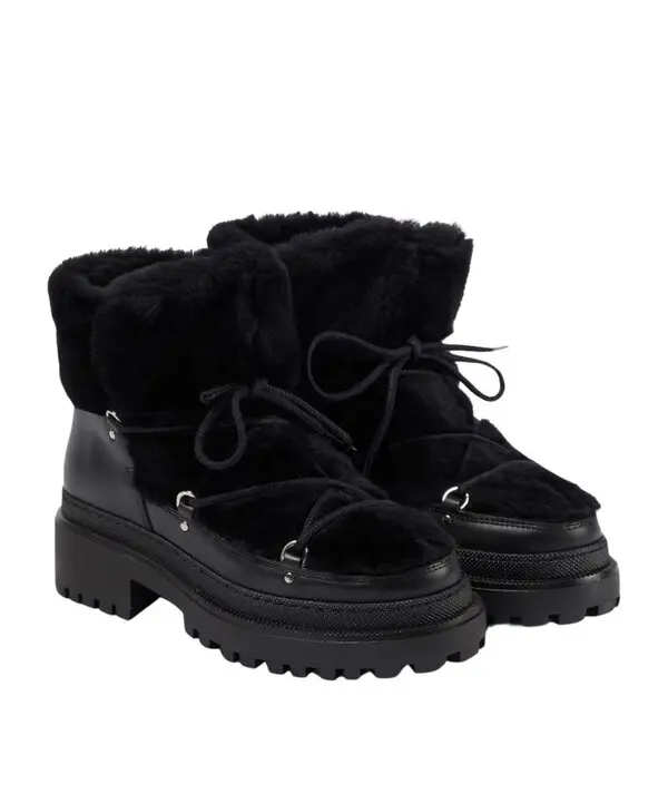 YVES SALOMON Shearling Ankle Boots
