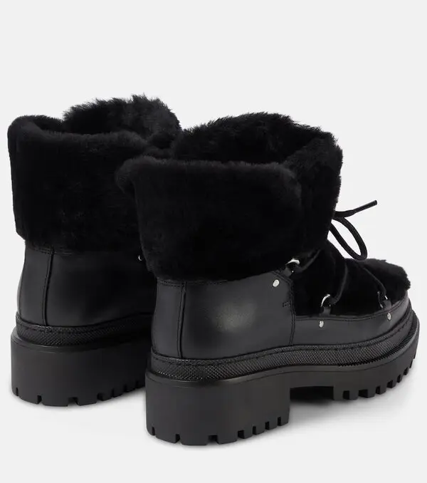 YVES SALOMON Shearling Ankle Boots