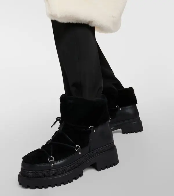 YVES SALOMON Shearling Ankle Boots