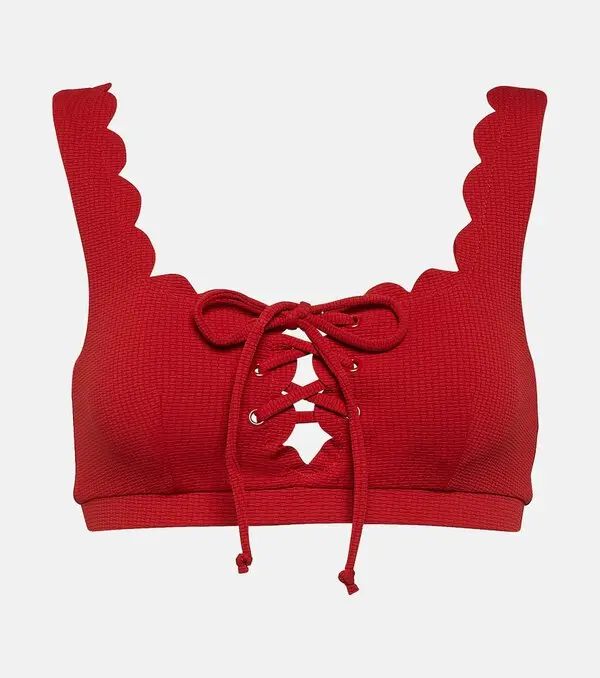 Marysia Palm Springs Tie Bikini Top - Black
